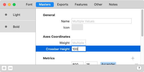 Creating a variable font | Glyphs