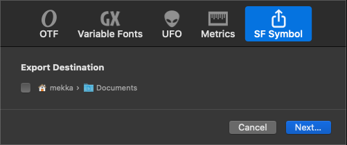 Creating an SF Symbol | Glyphs