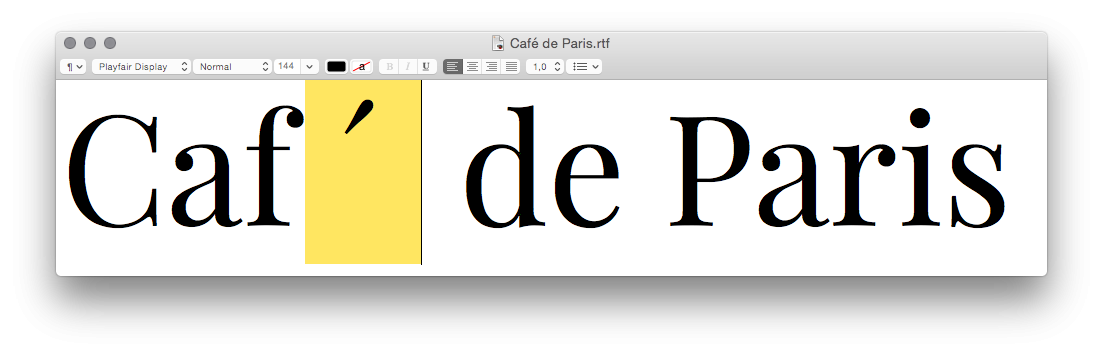 Diacritics | Glyphs