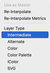 Intermediate layers | Glyphs