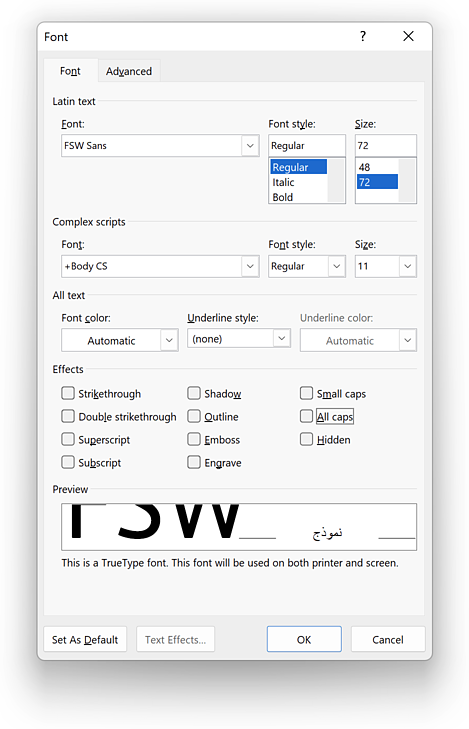 Make your font work in Windows | Glyphs