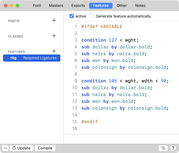 Switching shapes | Glyphs